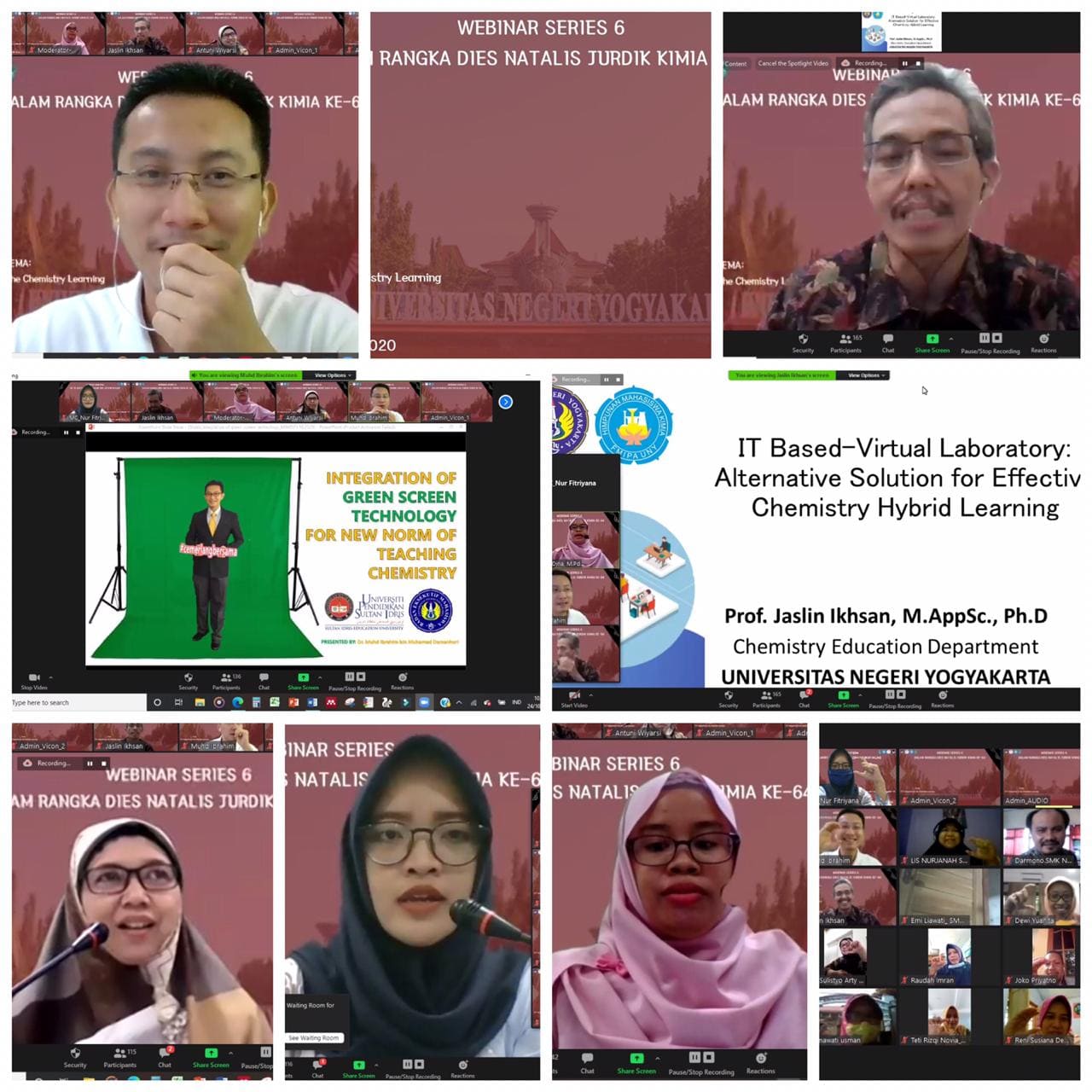 WEBINAR SERIES #6 ICT INTEGRATION IN THE CHEMISTRY LEARNING | Program Studi Kimia UNY